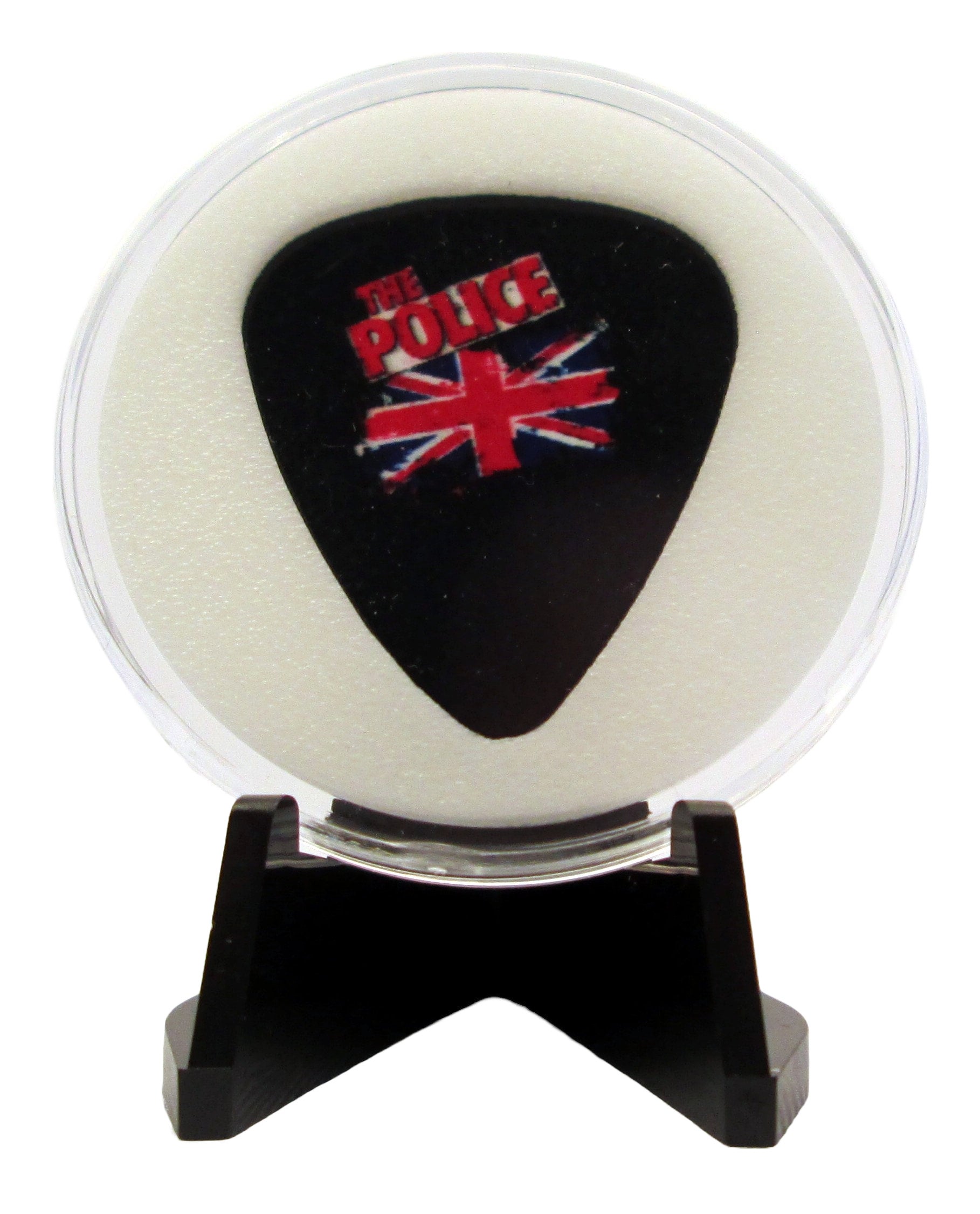 The Police Union Jack Guitar Pick + Guitar Pick Display | Buffalo Music ...