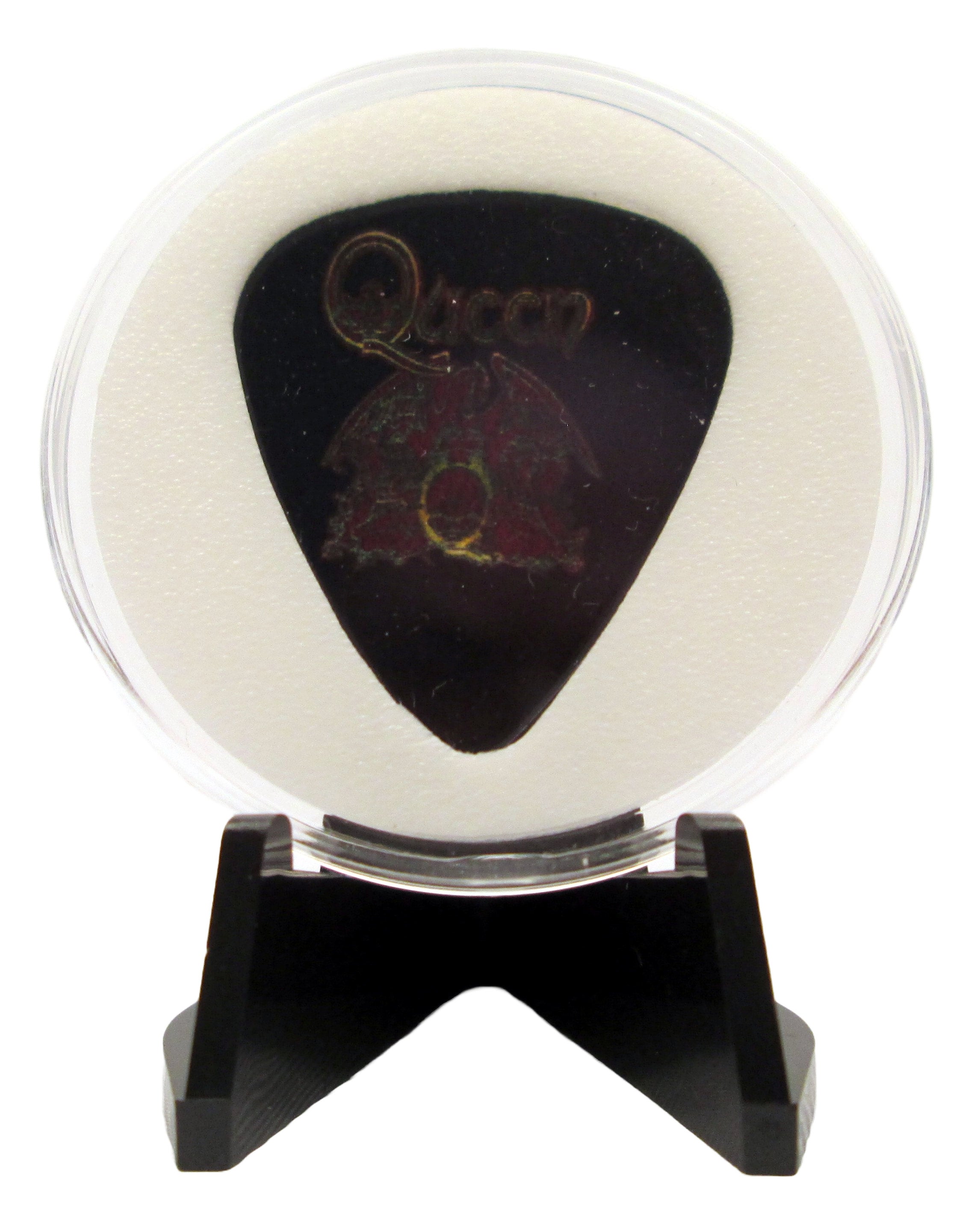 Queen Logo Guitar Pick + Guitar Pick Display | Buffalo Music Store