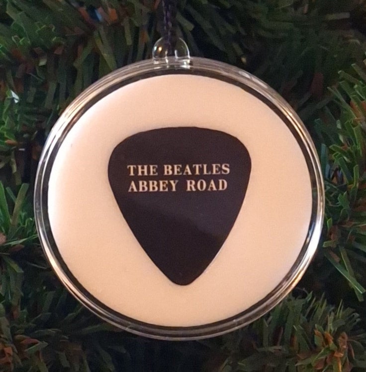 The Beatles Guitar Pick Christmas Ornament #6/26 - The Beatles Abbey ...