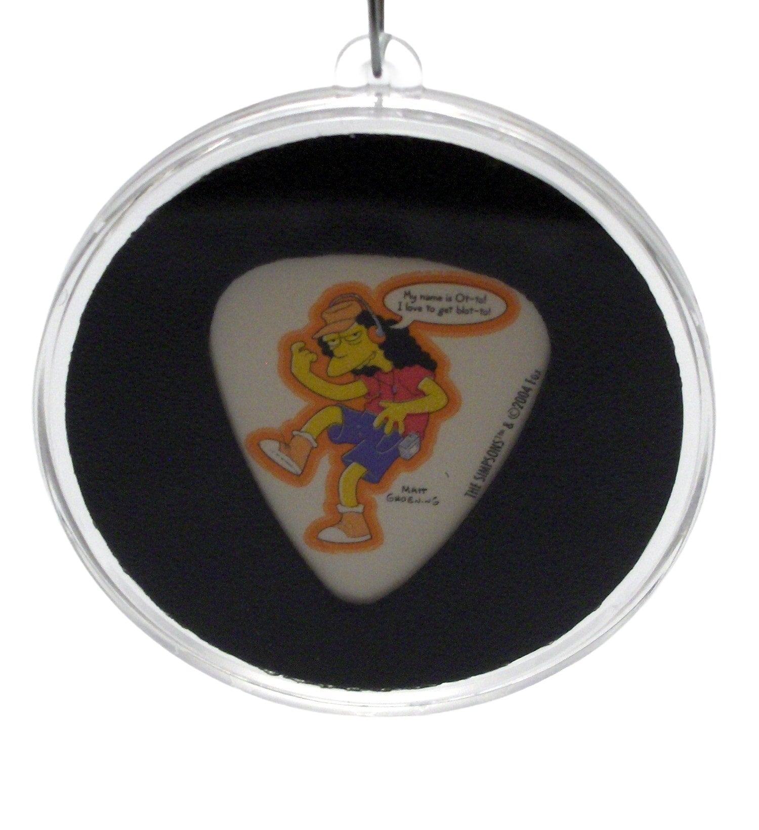 The Simpsons Guitar Pick #9 (Otto) Ornament | Buffalo Music Store