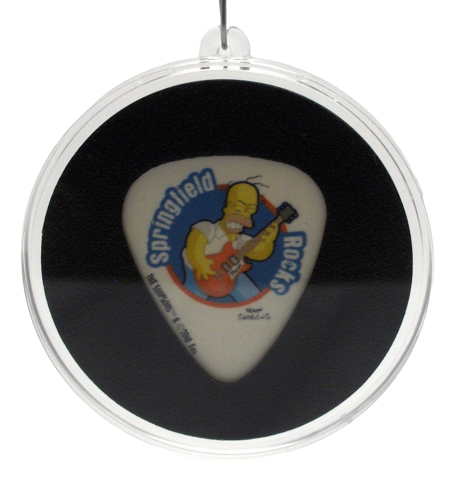 The Simpsons Guitar Pick #20 (Springfield Rocks) Ornament | Buffalo ...