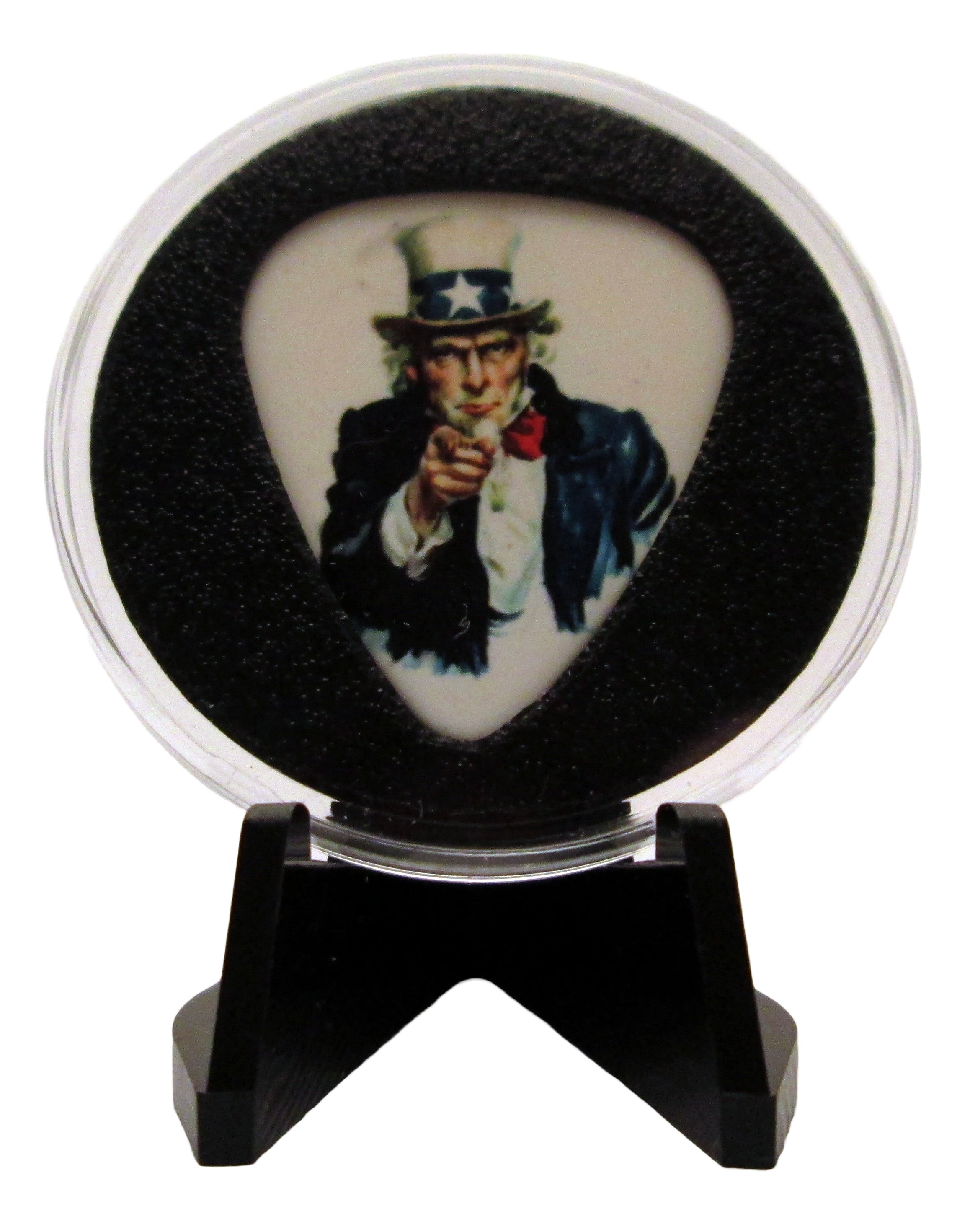Uncle Sam Guitar Pick + Guitar Pick Display | Buffalo Music Store