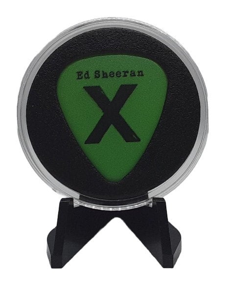 Ed Sheeran "X" Guitar Pick + Guitar Pick Display | Buffalo Music Store