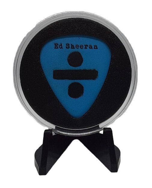 Ed Sheeran "Divide" Guitar Pick + Guitar Pick Display | Buffalo Music Store